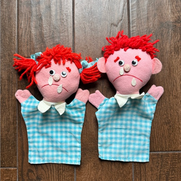 Toys | Vintage Pakaluk Puppet Partners Hand Puppet Redhead Girl Boy ...